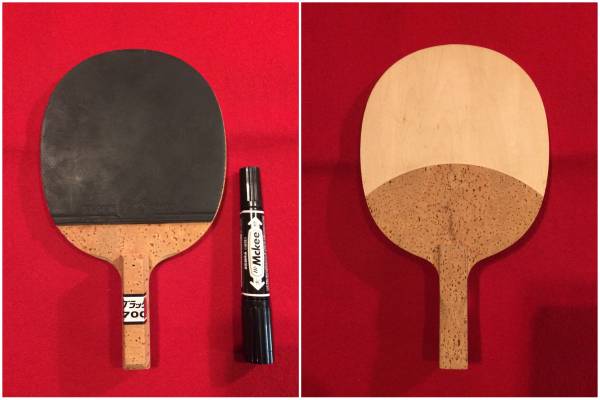 4547 卓球ラケット ブラック700 Butterfly/バタフライ 日本製 TAMASU TOKYO BLACK-D13 24×14 ...