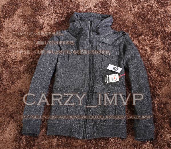 F18 欧州 FATAL CREW M65 おしゃれ XL パーカー/ジャケット革製ロゴ htm 2色展開 取置10日 複数購入 同梱発送 ...