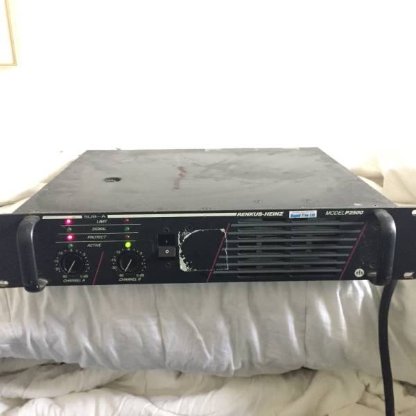 CREST AUDIO Renkus-Heinz MODEL P2500 高級パワーアンプ(パワーアンプ)｜売買されたオークション情報、yahooの商品情報をアーカイブ公開 - オークファン ...