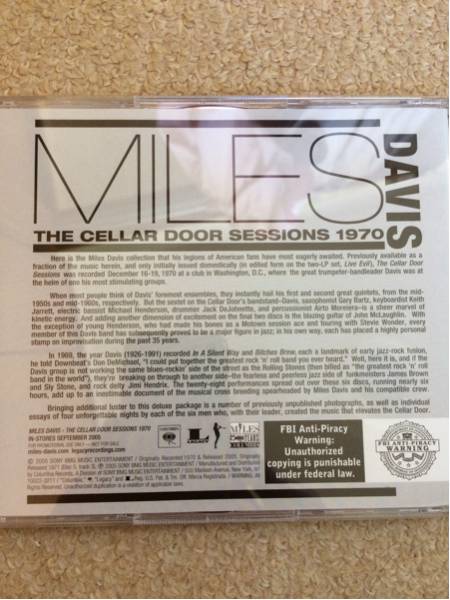miles davis cellar door 1970 6CD 非売品 レア keith jarrett(ジャズ一般)｜売買された ...