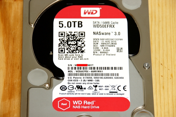 RED DMR-BZT910 BZT920 BZT830 BXT3000等 換装用HDD WD50EFRX 5TB DR462時間 ...