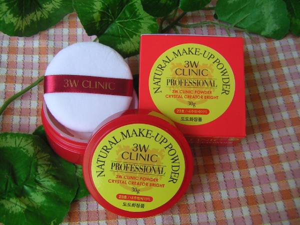 2個 送料250円 韓国 dodoドド社 3W CLINIC ナチュラルメイクアップパウダー 10号 21号 23号 お色を選ん ください ...