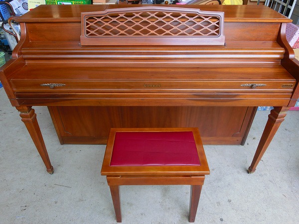 H8たE 直接引取 アメリカ製 キンボール ピアノ Kimball Consolette 自動演奏 ELECTRAMATIC PLAYER ...