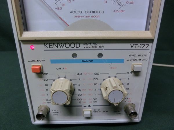 KENWOOD VT-177 2CH AC VOLTMETER ボルトメーター TEXIO(その他)｜売買されたオークション情報、yahooの ...