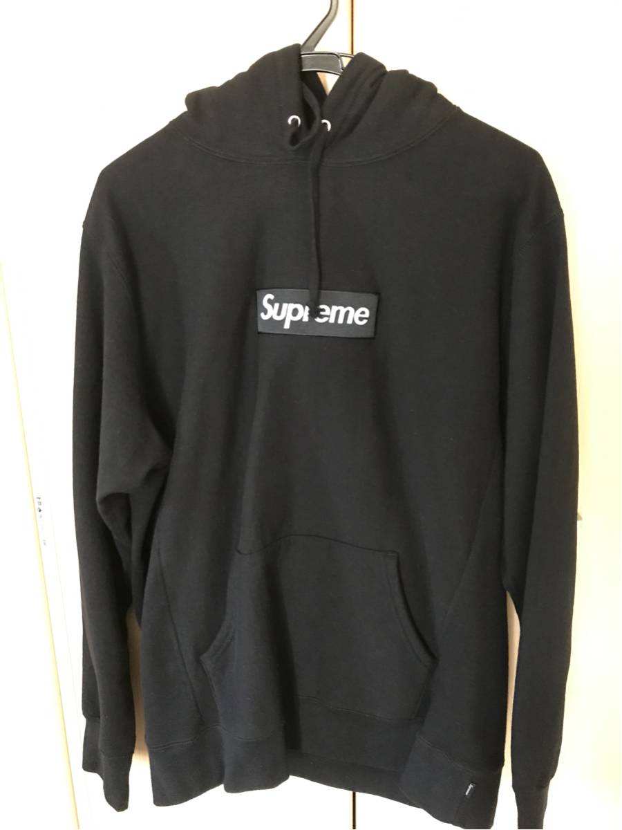 Supream シュプリーム 16FW Box logo Hooded Sweatshirt ボックス ロゴ パーカー ブラック Lサイズ ...