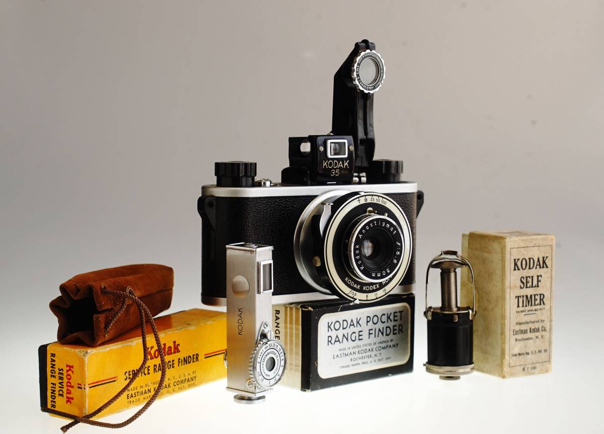 KODAK 35 ひまわり ペンギン Servis 距離計 Self Timer コダック 35と二つの距離計 セルフタイマー(その他)｜売買 ...