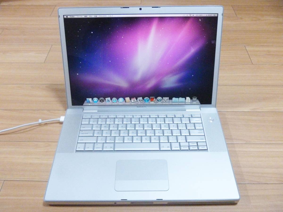 MacBook Pro 15インチ Late 2006 A1260 Core2Duo 2.16GHz 250GB HDD 完動品 ...