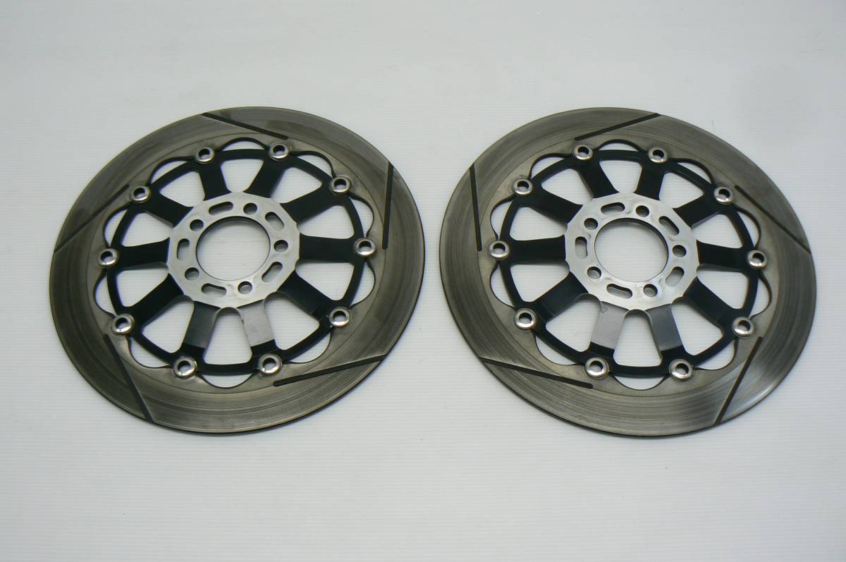 サンスター320ディスクローター左右SET KC-101 ZZR1100 ZX12R ZZR1200 ZRX ゼファー1100 GPZ900 等(ディスクローター)｜売買されたオークション情報 ...