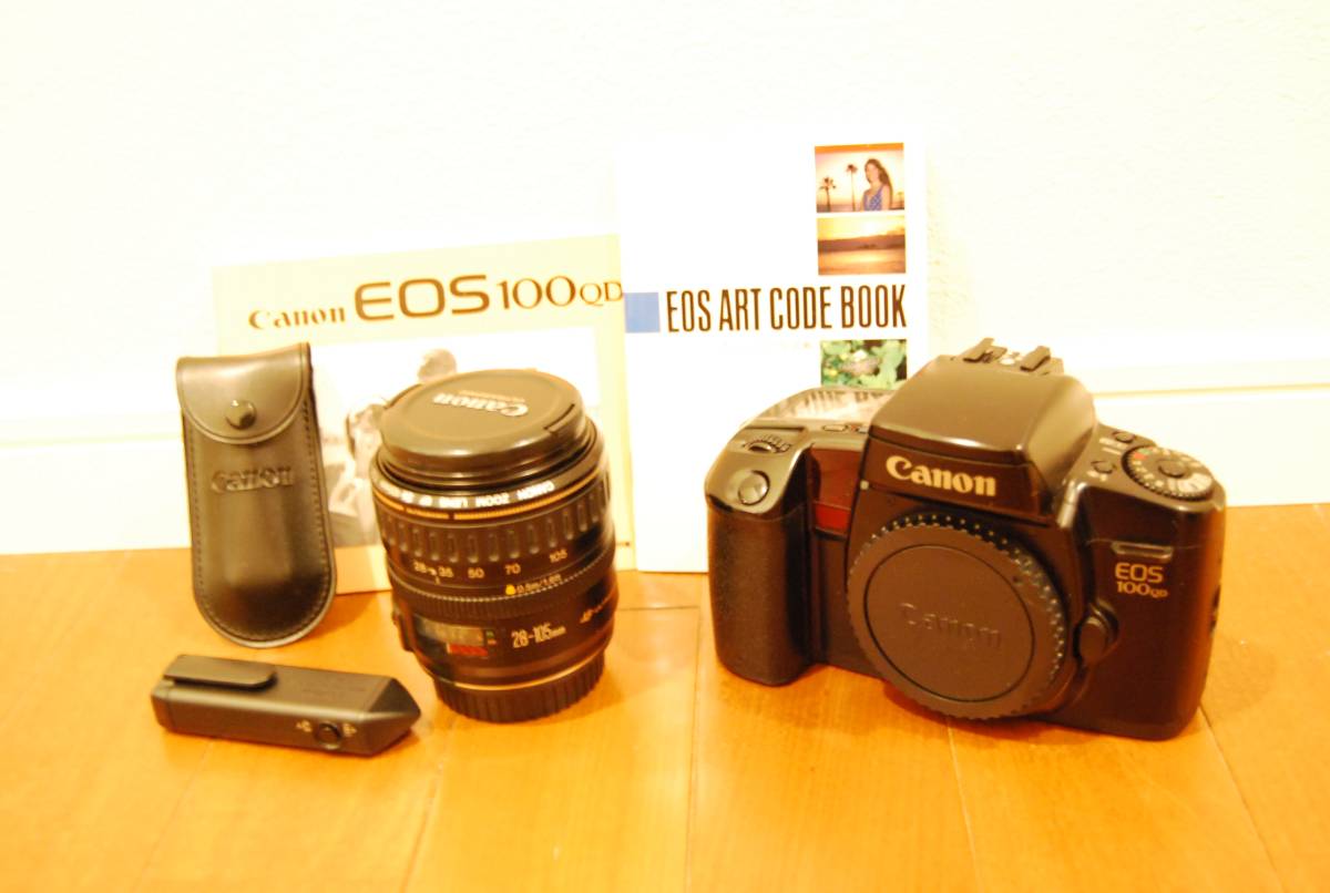CANON フィルムカメラ eos 100qd み レンズ 取扱説明書 アートコード集 コードリーダー 付き(キヤノン)｜売買された ...