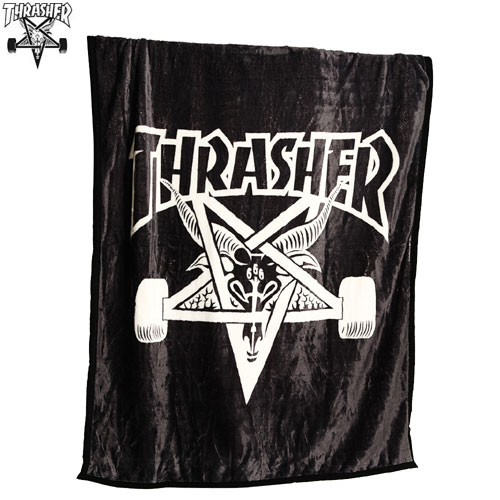 スラッシャー THRASHER ブランケット SKATE GOAT BLANKET ブランケット毛布/127 x 153cm NO1(スケートボード)｜売買されたオークション情報、yahooの ...