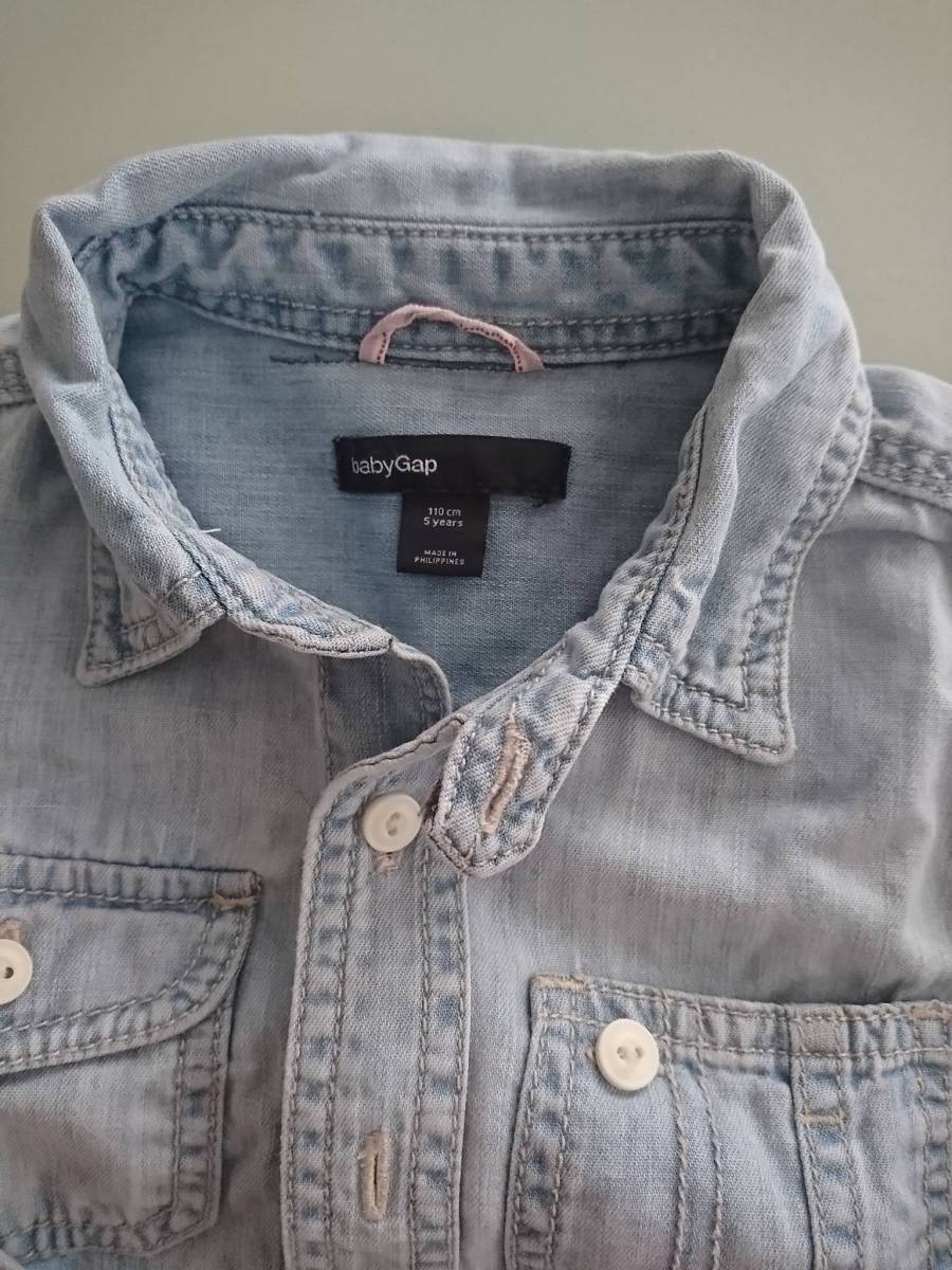 Gap デニムシャツ 110 cm(長袖シャツ)｜売買されたオークション情報、yahooの商品情報をアーカイブ公開 - オークファン（aucfan.com）