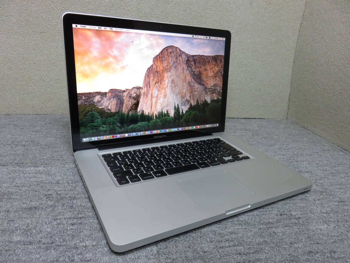 MacBook Pro A1286 15.4型 2.53GHz / 8GB / 1000GB ダブル Mac OS X & Windows7 ...