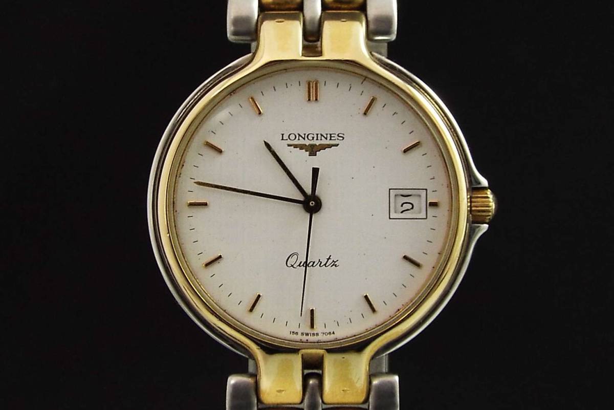 LONGINES Flagship ロンジン フラッグシップ/クオーツ/メンズ腕時計/コンビ/デイト/7064/T375(その他)｜売買されたオークション情報、yahooの商品情報をアーカイブ ...