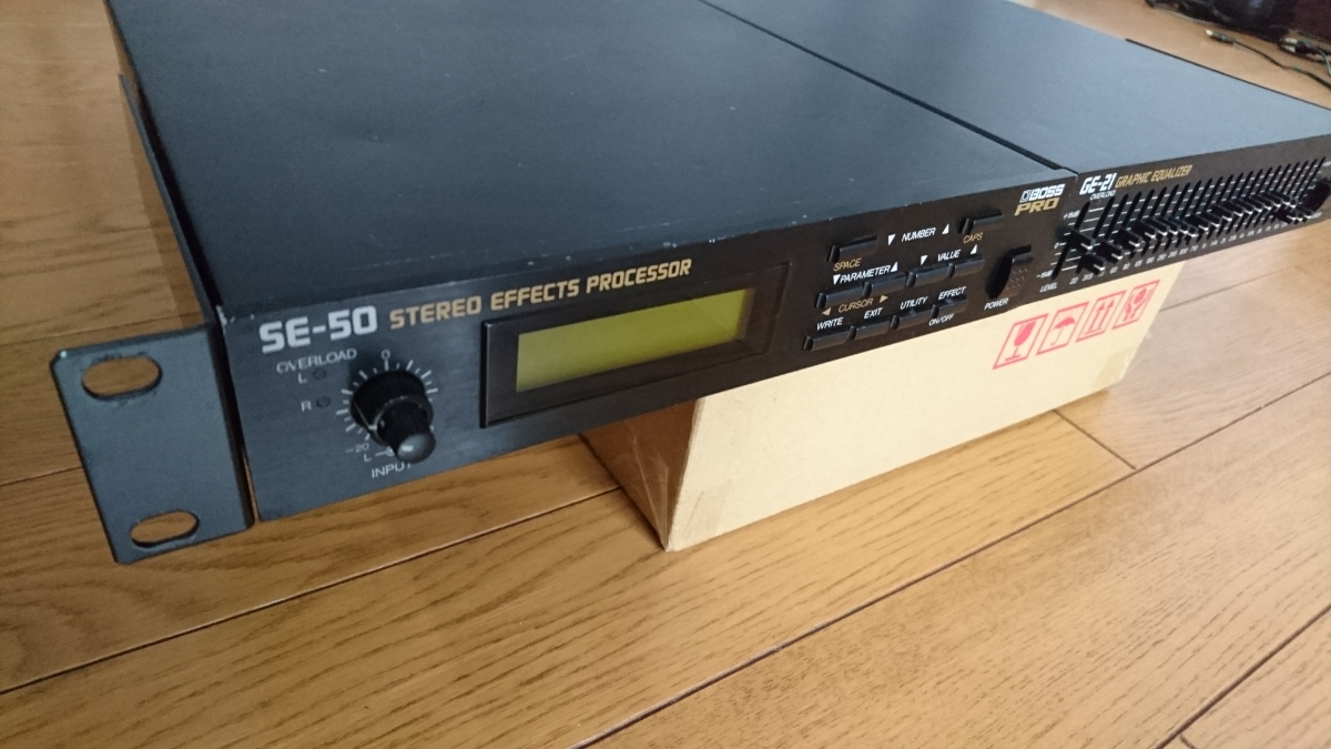 SE-50 GE-21 RAD-50 セット BOSS エフェクター グライコ ボコーダー EQ ラックマウント アダプター Roland ...