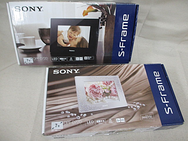 055-106 SONY デジタルフォトフレーム DPF-D720 2台セット/ 現状品(デジタルフォトフレーム)｜売買されたオークション情報 ...