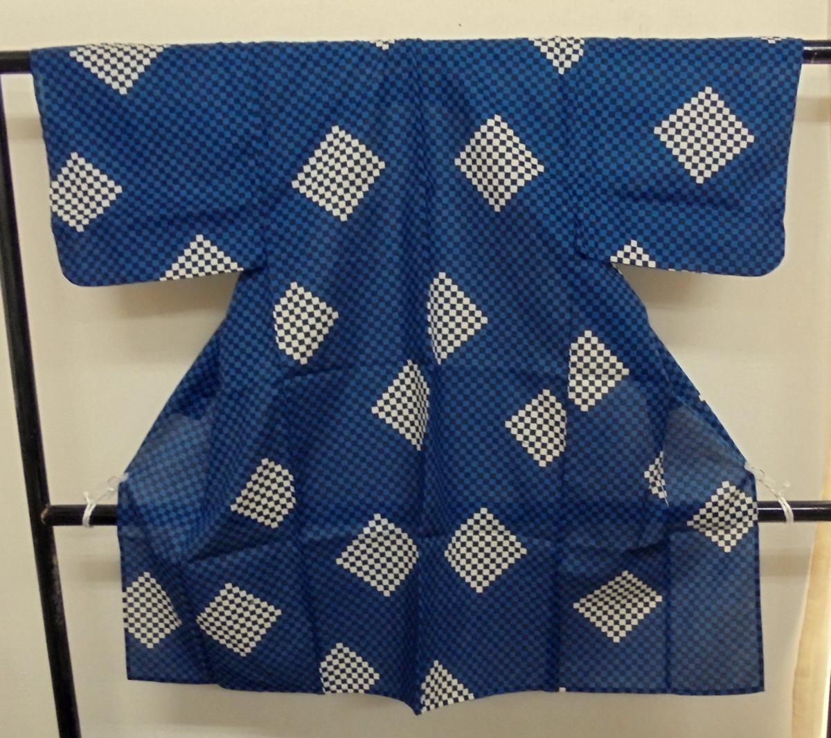 4140 男の子 浴衣 140cm 黒/青/白 市松模様 わけあり -(140（135～144cm）)｜売買されたオークション情報、yahooの商品情報をアーカイブ公開 - オークファン ...