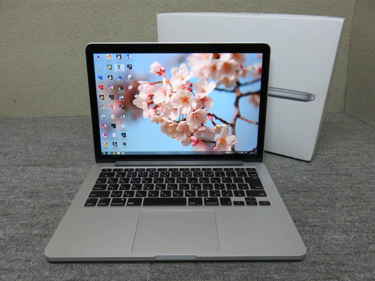 MacBook Retina A1425 13型 高速Core i5 / 8GB / SSD 251GB ダブル Mac OS X ...