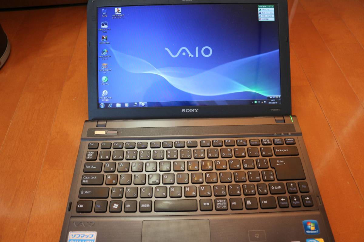 SONY VAIO VPCS129FJ BLACK Core i3 M350 2.27GHz 4GB 512GB Windows 7 ...