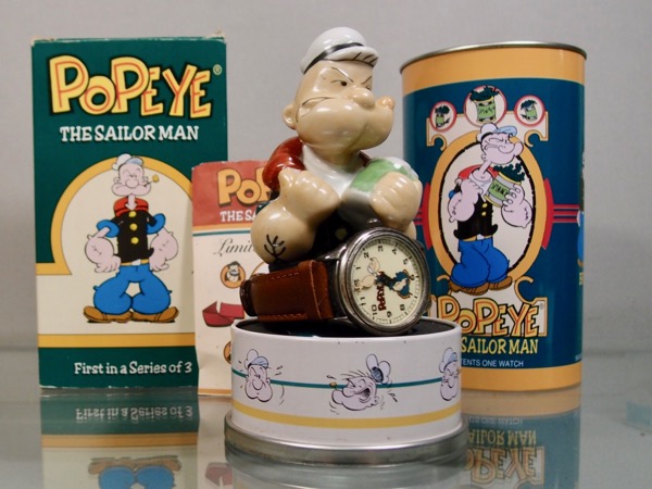 当時物 FOSSIL ”POPEYE”ポパイ 腕時計 缶16cm 品(ビンテージ)｜売買されたオークション情報、yahooの商品情報を ...