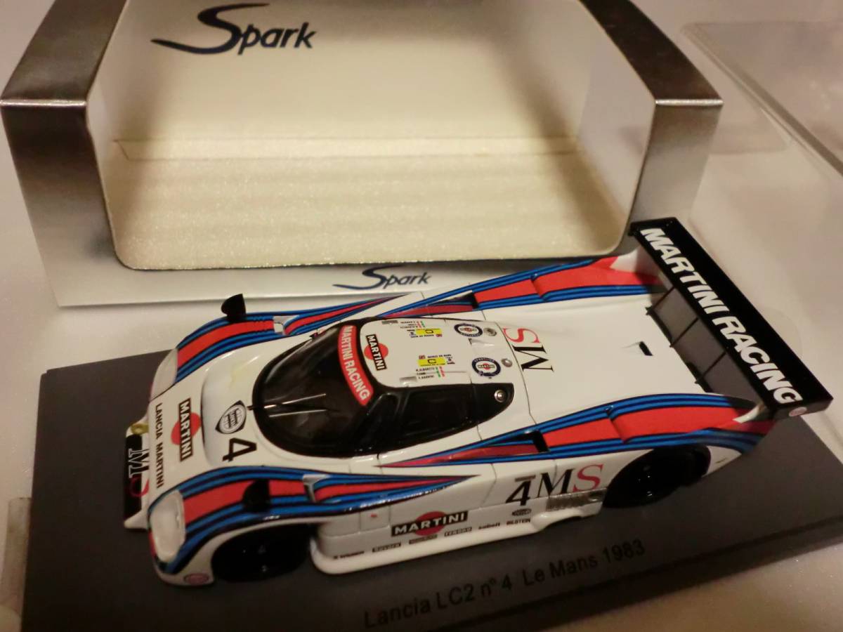 1/43 LANCIA ランチア LC2 #4 マルティニ MARTINI ルマン 1983 スパークモデル製 Spark model(レーシングカー)｜売買されたオークション情報、yahoo ...