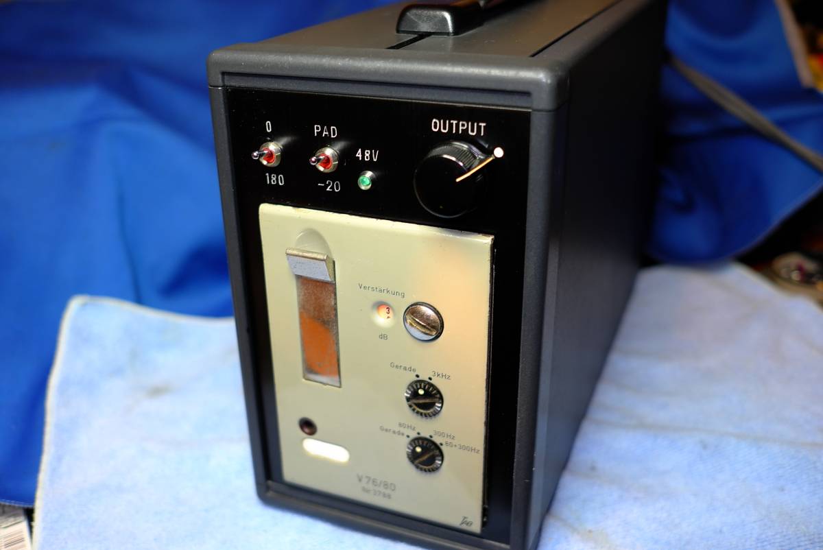 初売り 絶品 Telefunken TAB V76/80 オリジナルパーツ完動品 検索用:nevesslavalonapigmltubemicprebeatlesfairchild(マイク ...