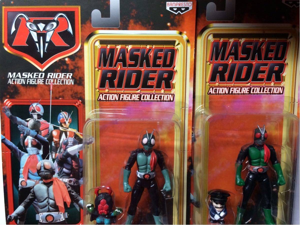 “MASKED RIDER ACTION FIGURE COLLECTION ” COLLECT THEM ALL 全5種のうちのライダー1号 ...