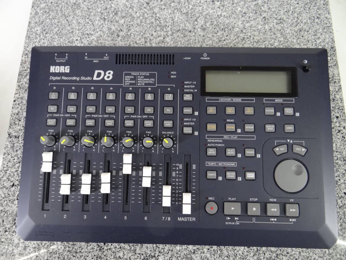 9190 KORG D8 Digital Recording studio マルチトラックレコーダージャンク品(マルチトラックレコーダー ...