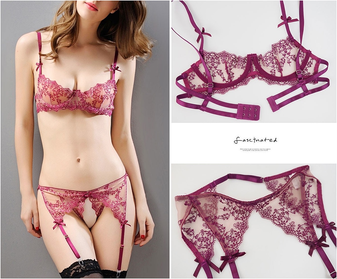 K179 セクシー ガーターベルト ブラ ランジェリー ガーター セット レッド 下着 透け シースルー 赤色(セット)｜売買されたオークション情報、yahooの商品情報をアーカイブ公開 ...