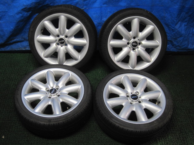Sスポーク R85 1512352 BMW MINI RA16 ミニ クーパー 17x7J+48 4H 100 4本 純正アルミホイール ...