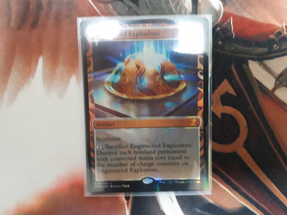 MTG Masterpiece Series/Kaladesh Inventions 仕組まれた爆薬 MPS 全面光沢Foil 英語版 1枚 ...