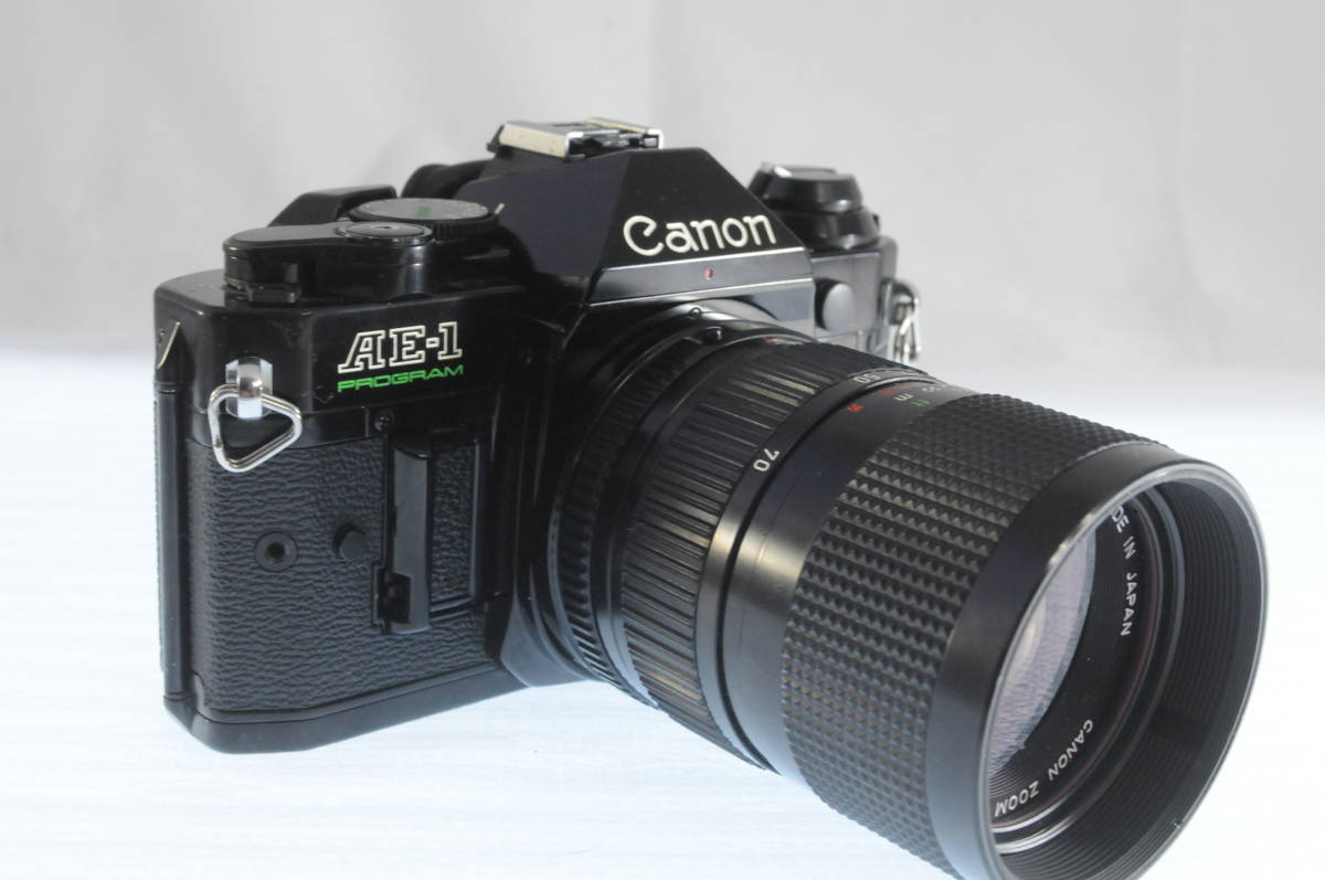 極上品 キャノン CANON AE-1 PROGRAM ボディ+35-70mm F4 シャッター全速 露出計 Pオート完動 E27(キヤノン)｜売買されたオークション情報、yahooの商品情報 ...