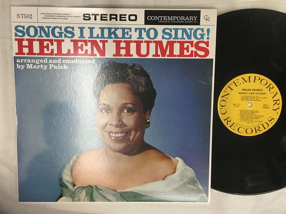 米 HELEN HUMES/SONGS I LIKE TO SING /CONTEMPORARY C-7582 Z3013060(ジャズ一般 ...