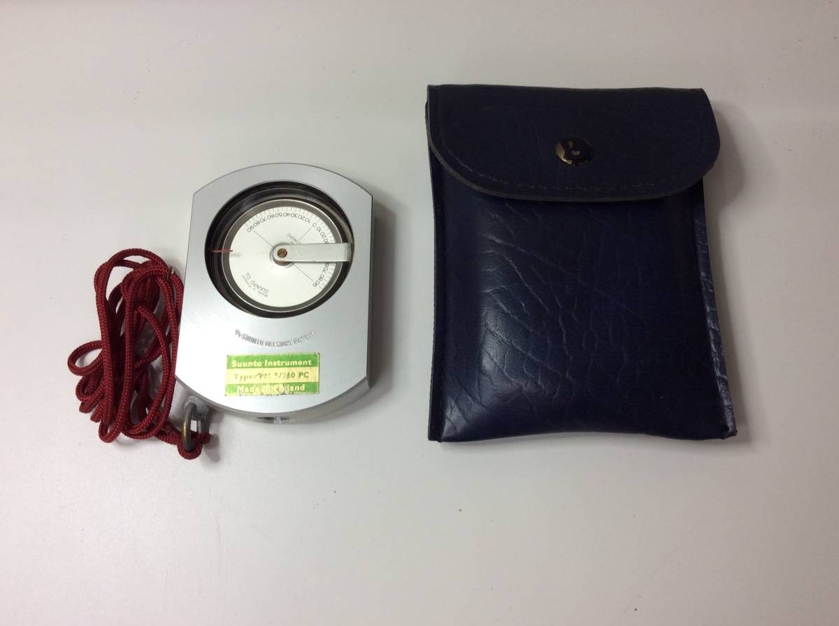 #7385 スント クリノメーター PM-5/360PC Suunto instrument HELSINKI PATENT(測量、角度計 ...