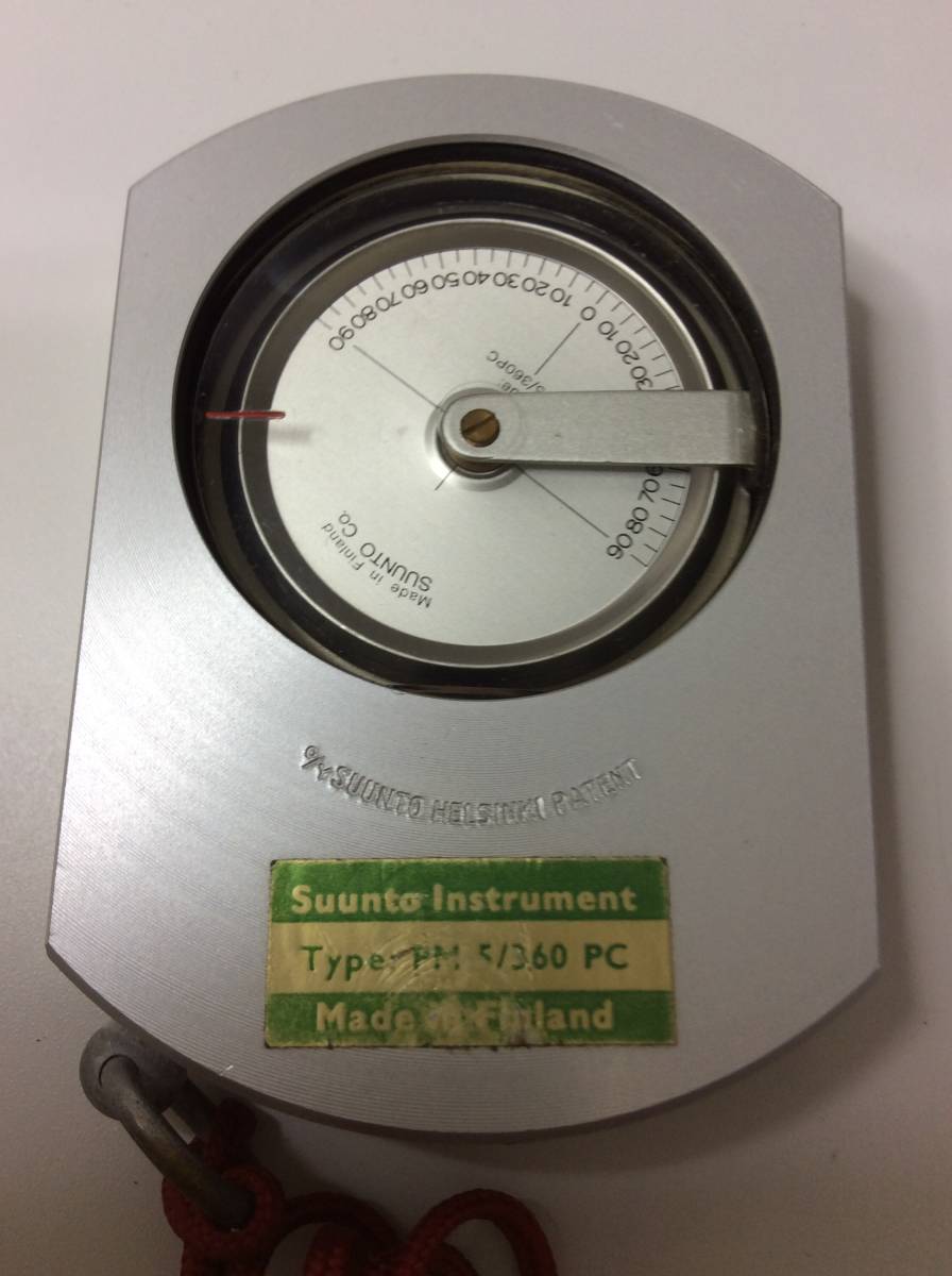 #7385 スント クリノメーター PM-5/360PC Suunto instrument HELSINKI PATENT(測量、角度計 ...