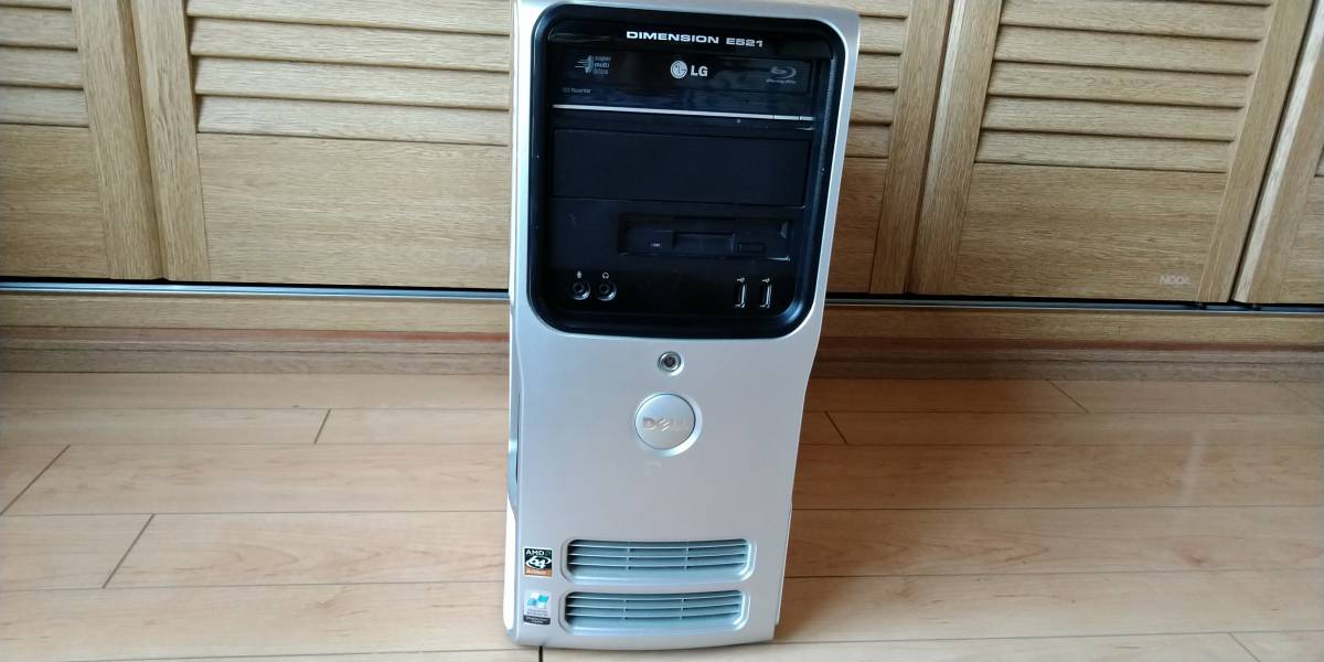 DELL Dimension E521/AMD Athlon 64×2 5400+ 2.8G/4GBメモリ/NVIDIA Geforce 520GT/Windows10home(パソコン単体 ...