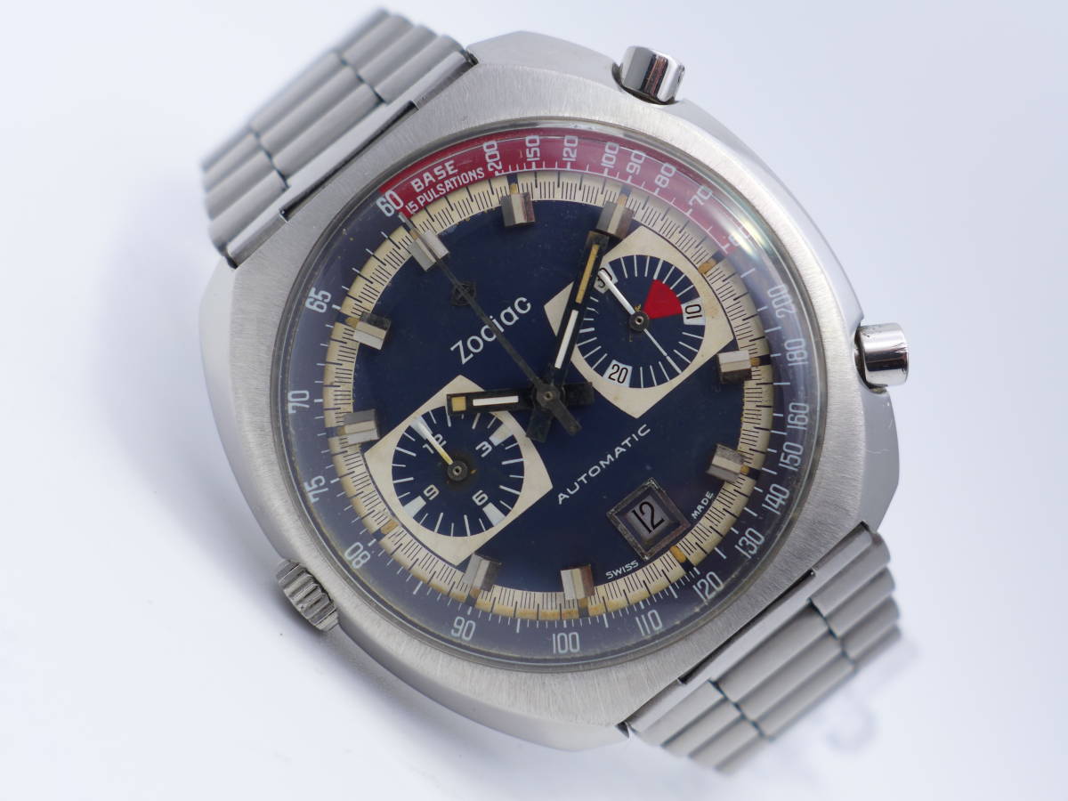 Zodiac / ゾディアック Cal.11 クロノマチック ヴィンテージ 超レア フルオリジナル(ゾディアック)｜売買されたオークション情報 ...