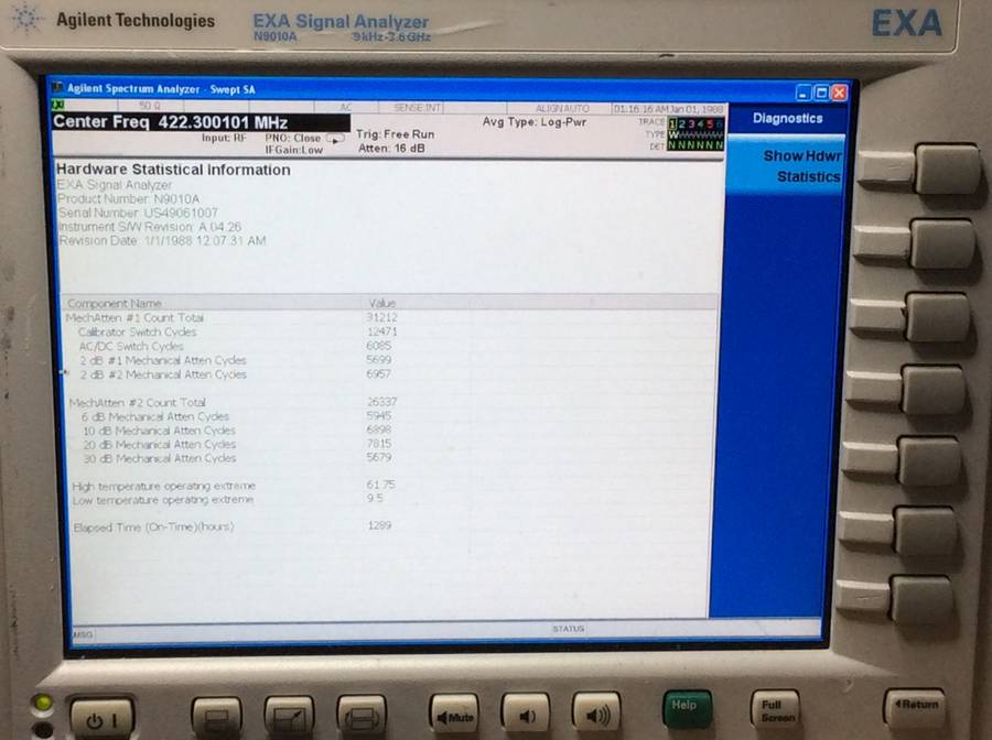 Agilent N9010A EXA Signal Analyzer 9kHz - 3.6GHz 現状品(電気計測器)｜売買されたオークション ...