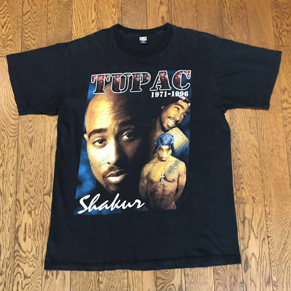 レア 佐野玲於 同型 2Pac ヴィンテージ Rap Tシャツ ビッグサイズ XL 古着 90s Tupac RAPTEES Vintage ...
