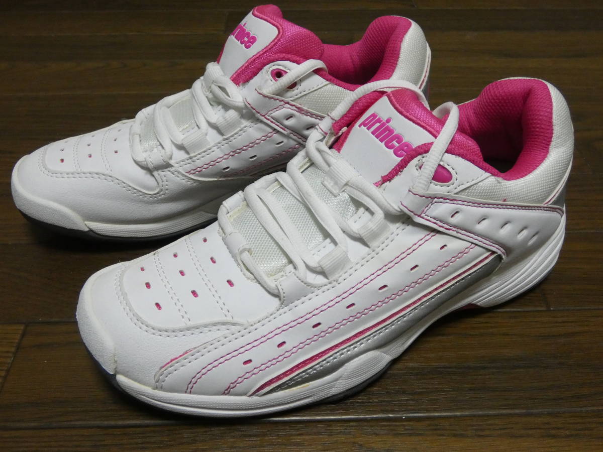B品 プリンス テニスシューズ DPS403 白 23㎝ 適用：オムニ クレー用(23.0cm～)｜売買されたオークション情報、yahooの商品情報をアーカイブ公開 - オークファン ...
