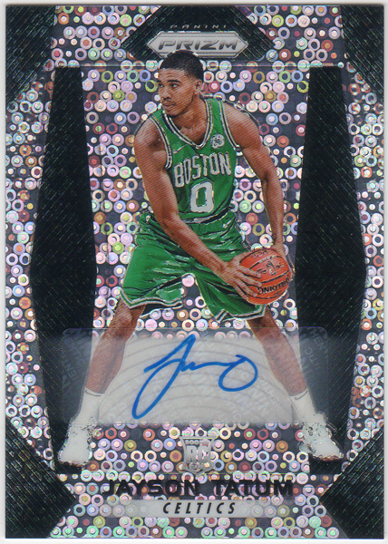 Jayson Tatum 2017-18 Panini Prizm Fast Break Rookie Auto ルーキー 直筆サインカード ...