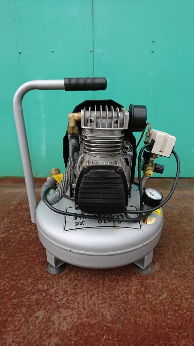 ナカトミ オイルレスエアーコンプレッサー OL-15 100V/50/60Hz(コンプレッサー)｜売買されたオークション情報、yahooの商品情報をアーカイブ公開 - オークファン ...