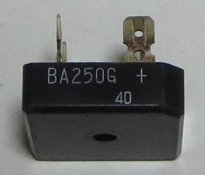 ブリッジ整流器 ブリッジダイオード BA250 1個 半導体 部品 工作 配線(ダイオード)｜売買されたオークション情報、yahooの商品情報 ...