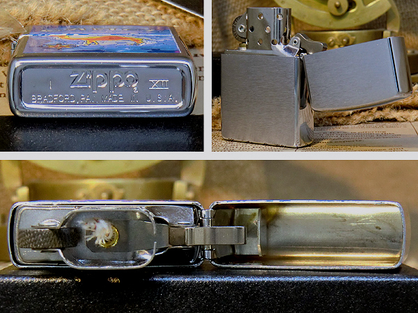 絶版 1996 Camel Map European Zippo ♯200 Brush Chrome キャメル ヨーロピアンパック地図柄 ...