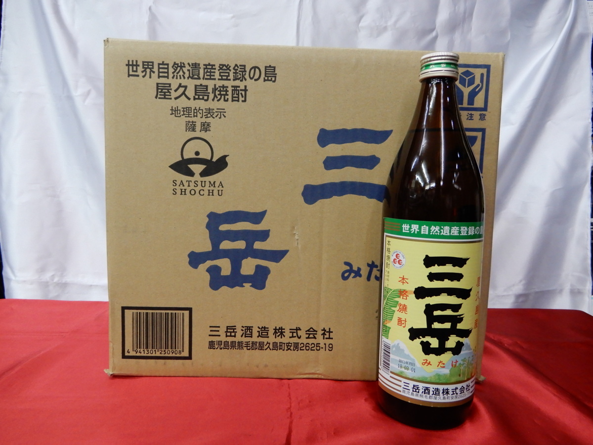 三岳 25％ 900ml 12本(三岳)｜売買されたオークション情報、yahooの商品情報をアーカイブ公開 - オークファン（aucfan.com）