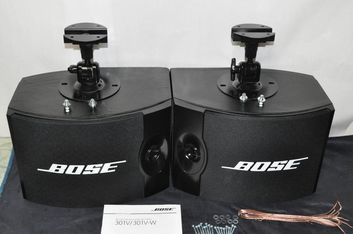 BOSE 301V スピーカー 純正ブラケット付 メンテ済 エージング済 LEFT訳あり ペア(スピーカー本体)｜売買されたオークション情報 ...