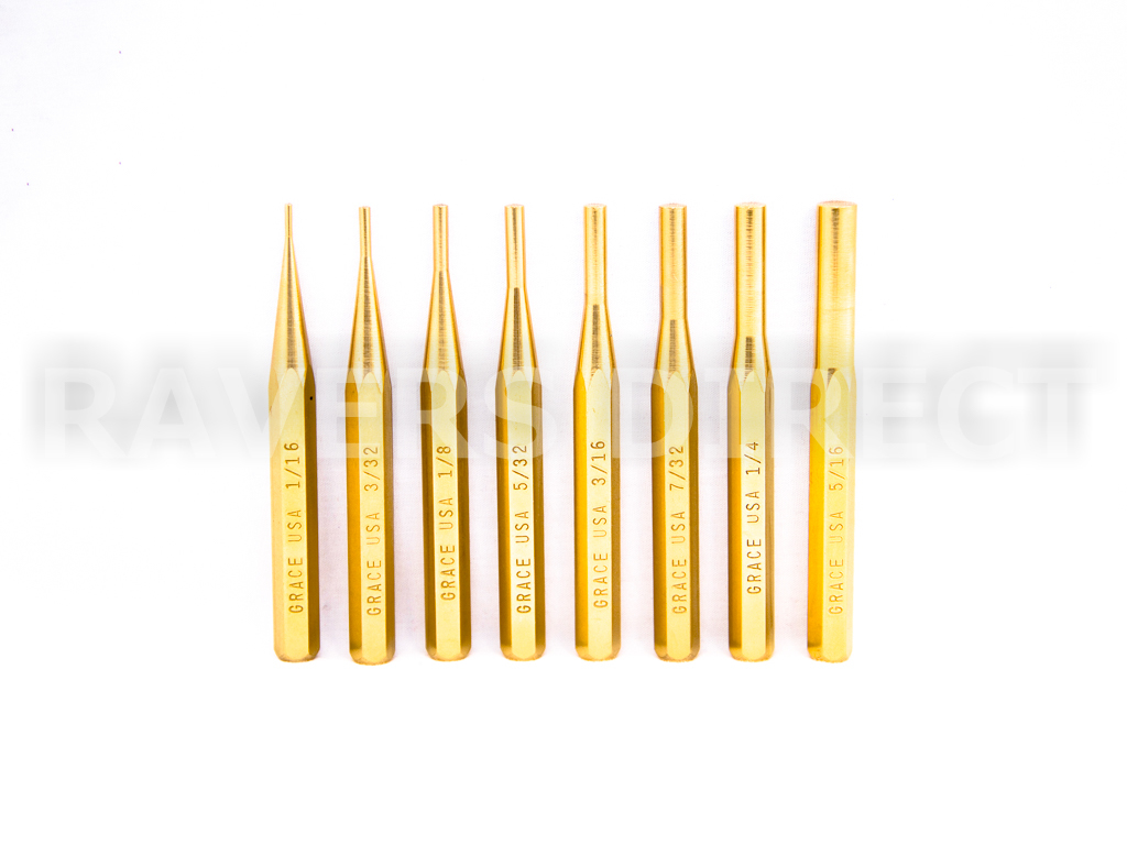 Grace USA Gun Smith Brass Roll Pin Pounch 8 pc set / Gas Trigger ...