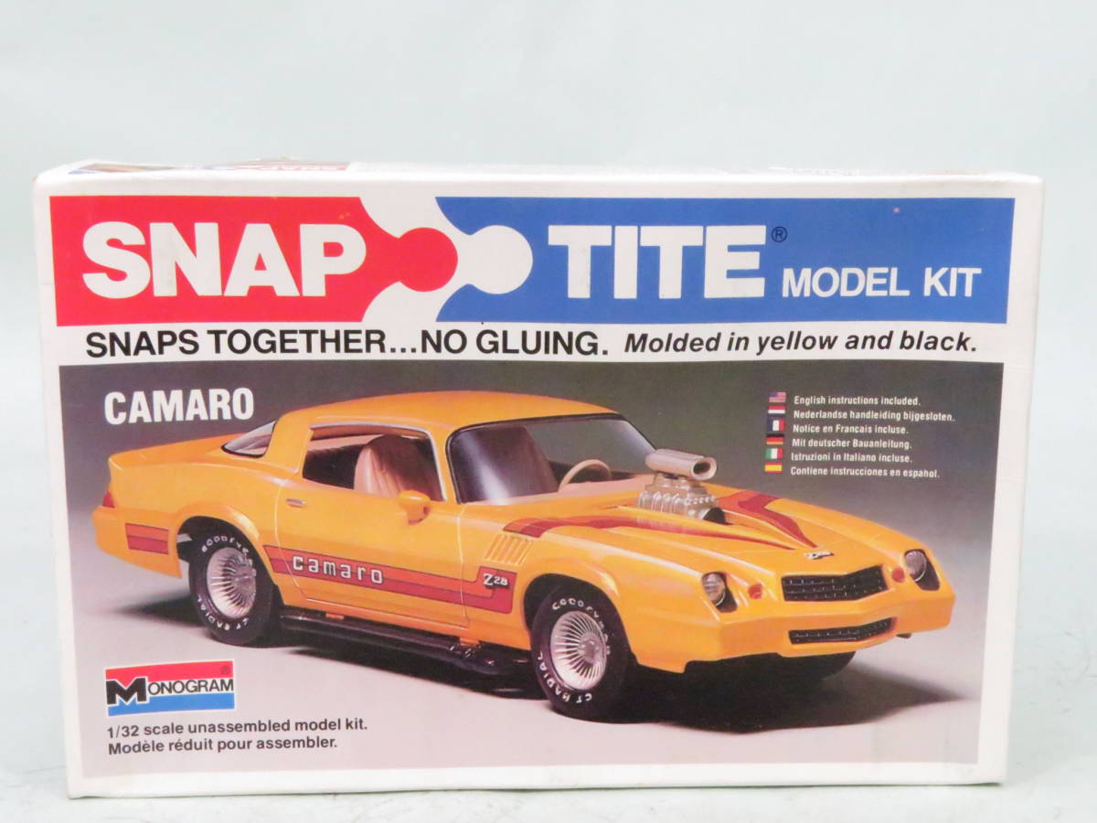 MONOGRAM SNAP TITE MODEL KIT CAMARO シボレー カマロ 1/32 アメリカ製 イサレ(ゼネラルモータース ...