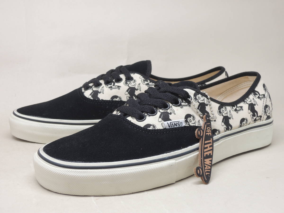 限定 Vans Authentic Monkeys サイズ US9 黒白 / バンズ オーセンティック モンキー 猿(27.0cm)｜売買され ...