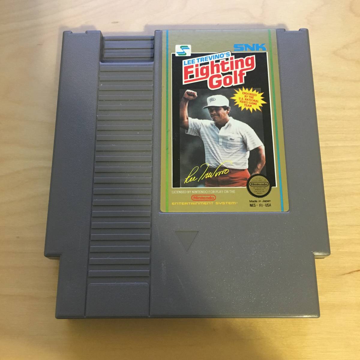 海外版 ファミコンソフト NES Lee Trevino's Fighting Golf カセット 任天堂 ニンテンドー Nintendo ...