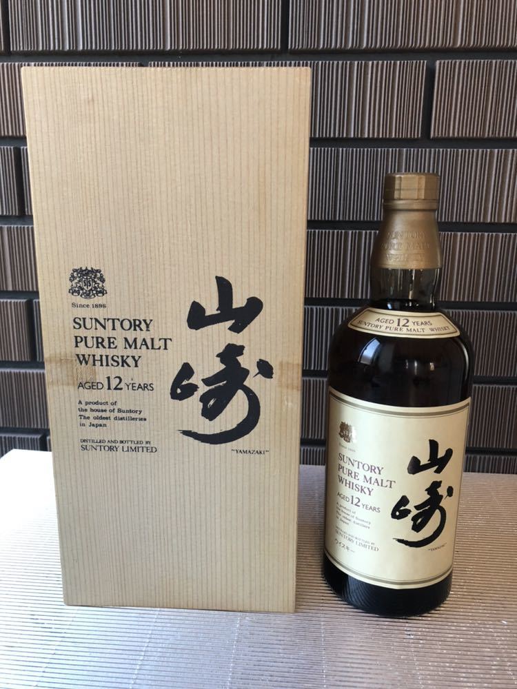 山崎12年ピュアモルトウィスキー 未開栓 木箱付750ml(日本)｜売買されたオークション情報、yahooの商品情報をアーカイブ公開 - オークファン（aucfan.com）